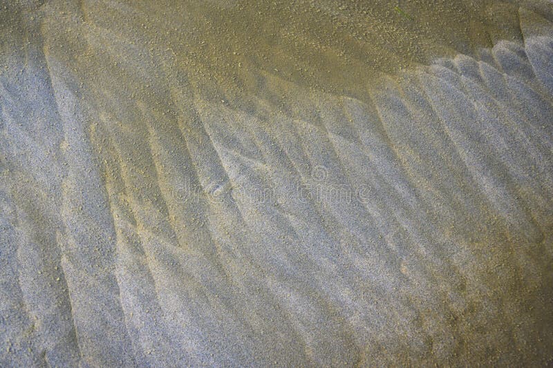 Pattern and Texture in the Wet Sand and Water As a Nature Background ...