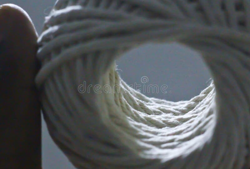 Pattern and Texture on a Wool String Ball Stock Photo - Image of cotton ...