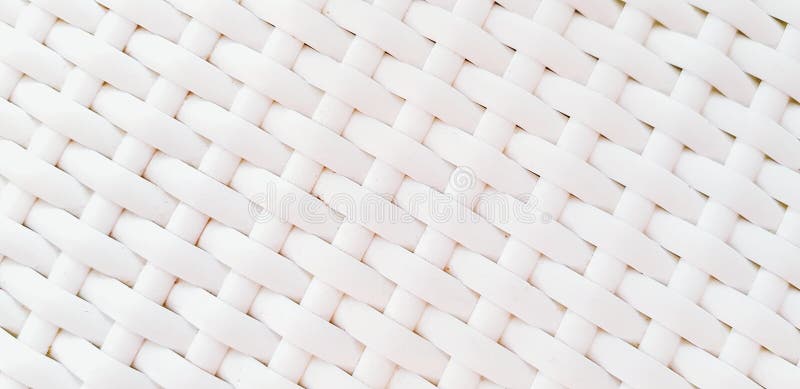 Pattern and Textured of White Weave for Background Stock Photo - Image ...