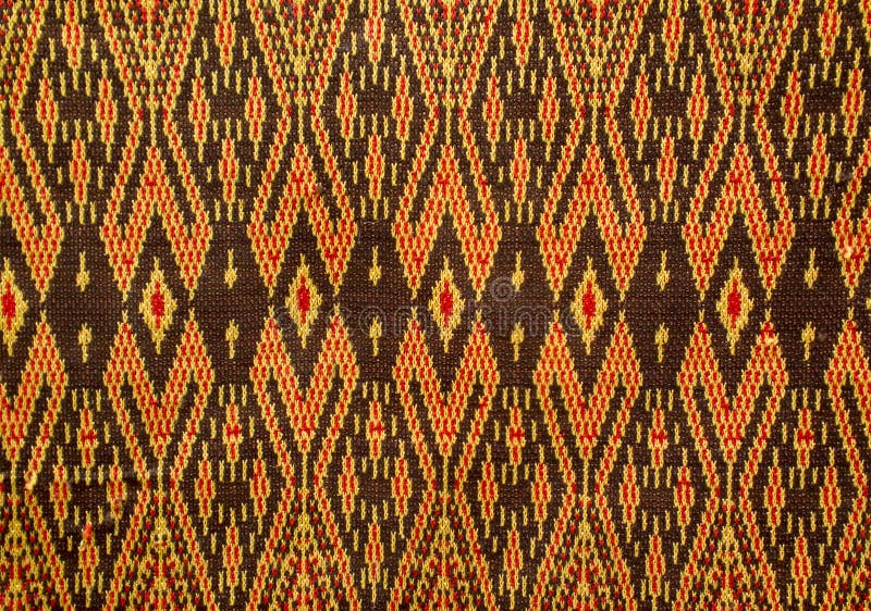 Pattern of thai fabric stock image. Image of cloth, pattern - 24253627