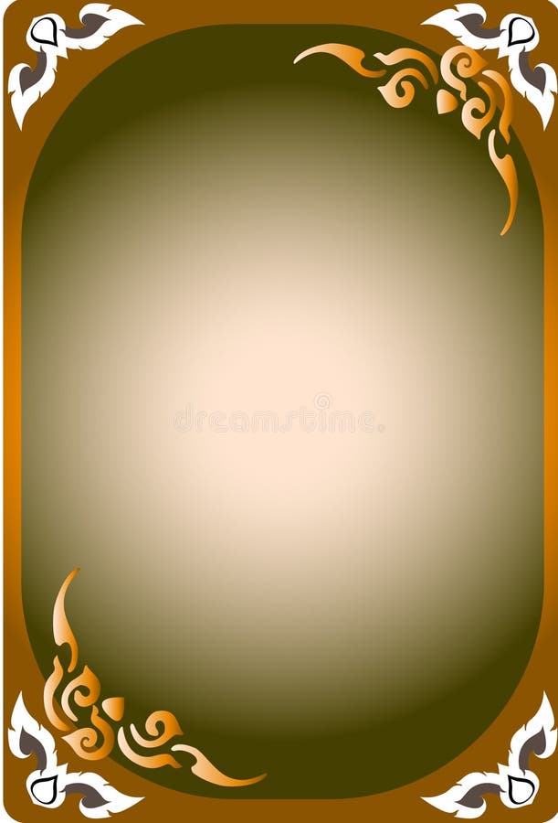 Pattern thai frames stock illustration. Illustration of template - 40590936