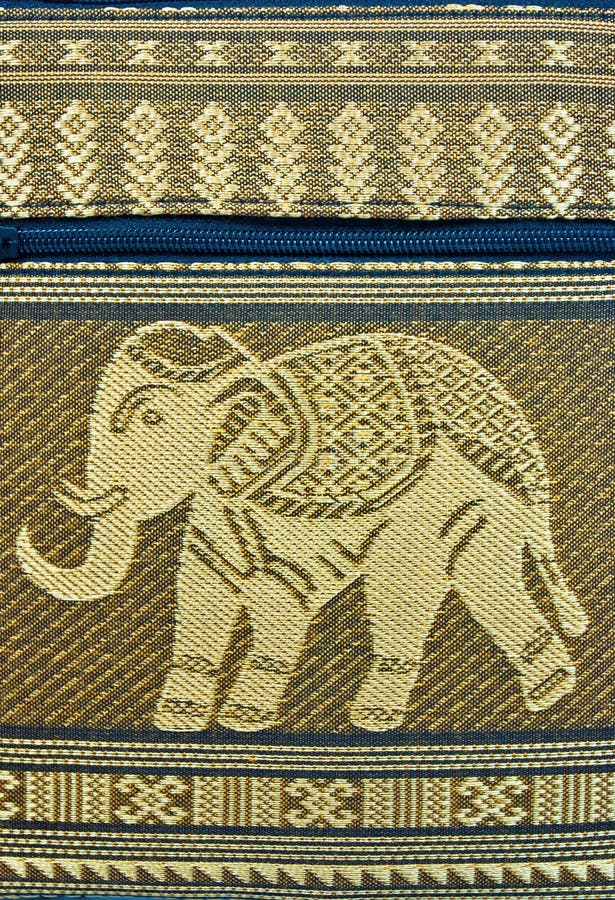 Pattern thai silk elephant stock photo. Image of style - 18232194