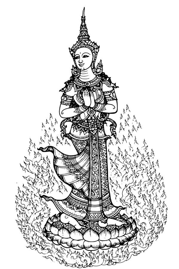 Pattern Thailand stock illustration. Illustration of antique - 77401310