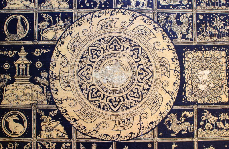 Pattern Thailand stock photo. Image of indochina, painting - 32335264