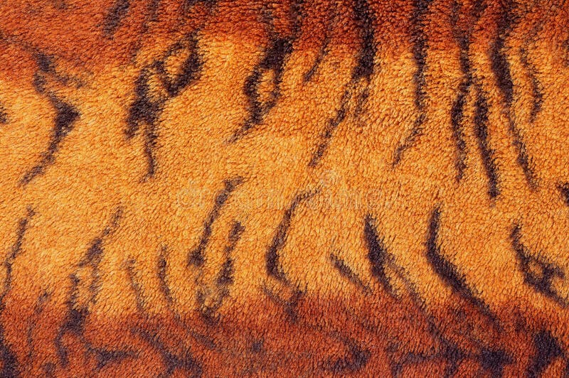 Pattern of Tiger Fur Fabric Texture for Background. Stock Image - Image ...