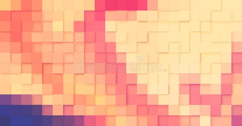 Pattern Tile Square Shape Abstract. Tetris Geometry Stock Illustration ...