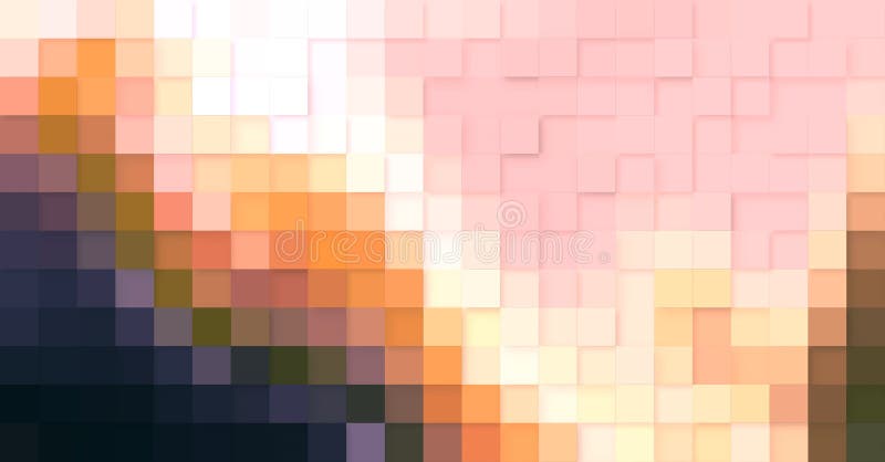 Pattern Tile Square Shape Abstract. Texture Cube Stock Illustration ...