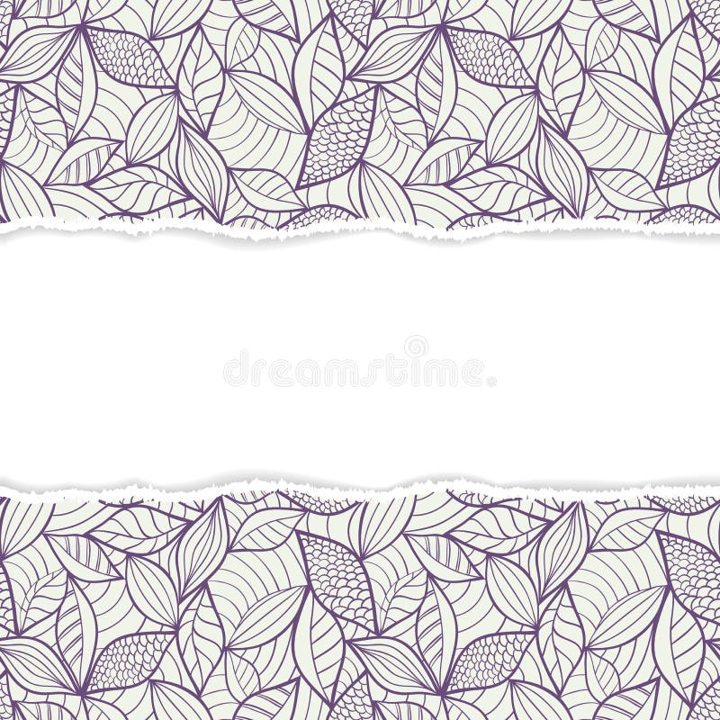 Pattern with torn paper stock vector. Illustration of creativity - 54205852