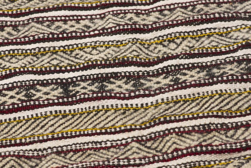Pattern of a Traditional Moroccan Berber Carpet. Stock Photo - Image of ...