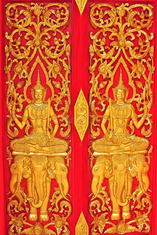 Pattern in Traditional Thai Style Stock Photo - Image of temple, east ...