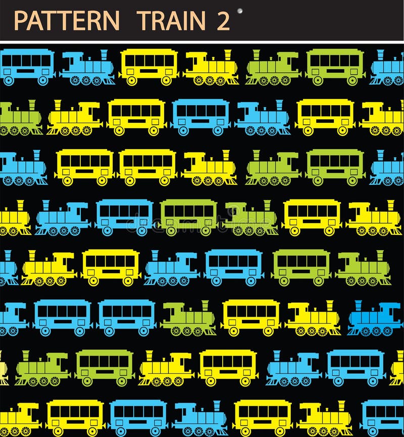 Pattern train 2 stock vector. Illustration of busines - 9863960