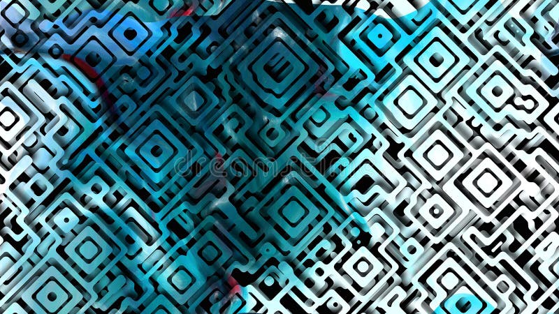 Pattern Turquoise Line Background Beautiful Elegant Illustration ...