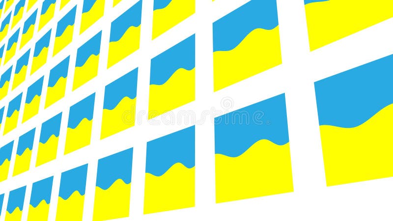 Pattern from the Ukrainian Flag Stock Illustration - Illustration of ...