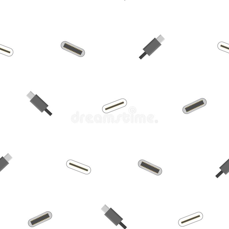 Pattern of USB Socket. USB Sockets for Technical Devices and Electronic ...
