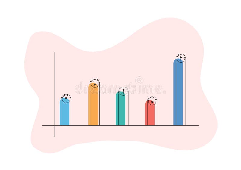 Pattern Various Charts on Background Stock Vector - Illustration of ...