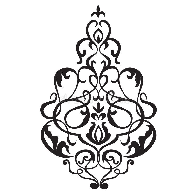 Pattern stock vector. Illustration of bend, leaf, curves - 47435111