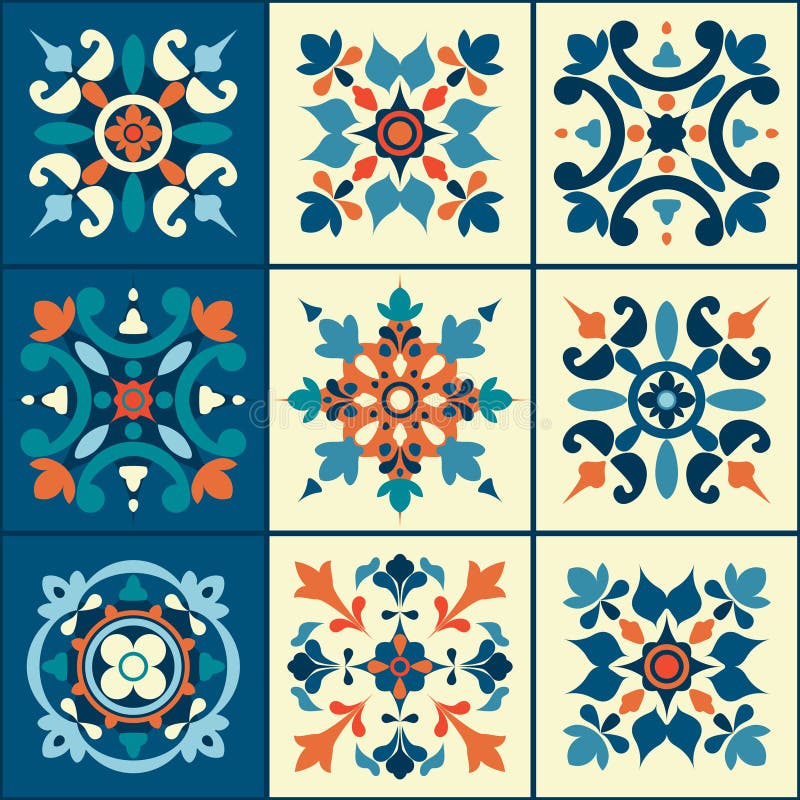 Pattern Vector Illustration a Calm and Elegant Work of Art with Flowers ...