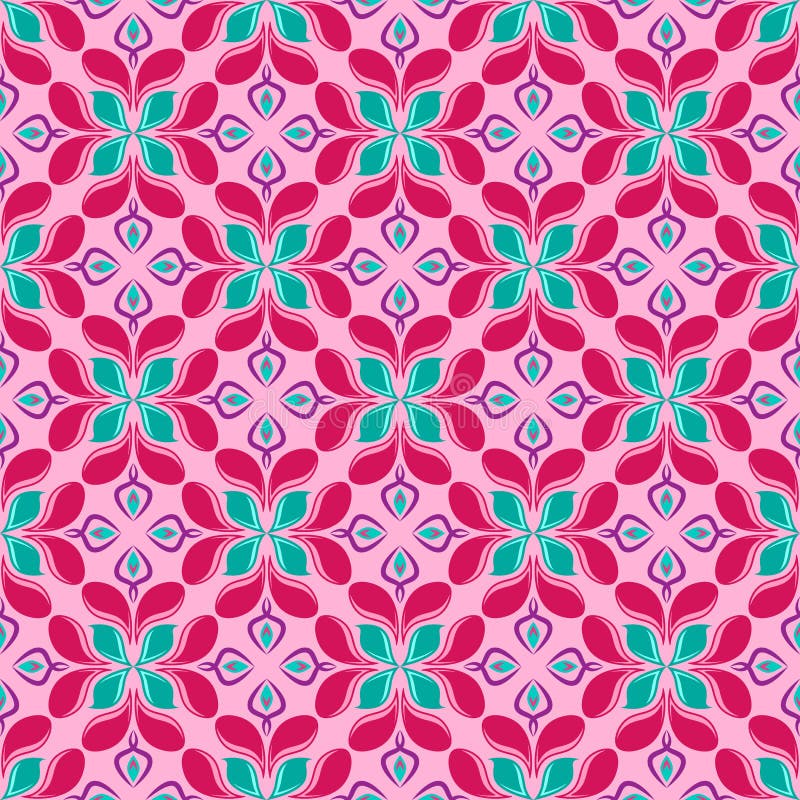 Pattern vector petal stock vector. Illustration of fabric - 94545905