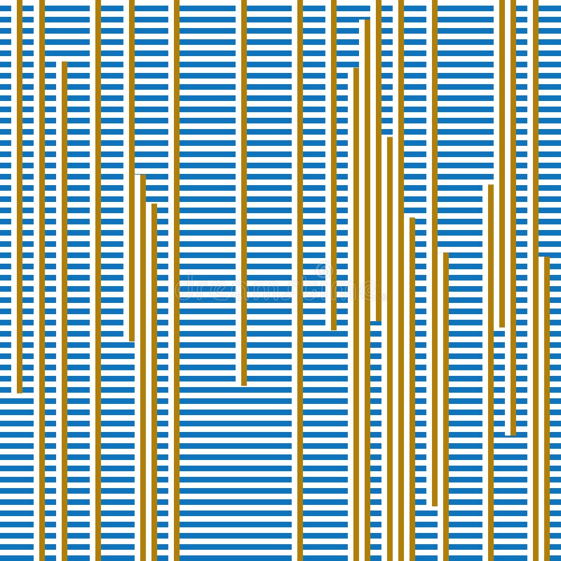 Pattern with Vertical Orange Lines, Modern Stylish Image. Stock Vector ...