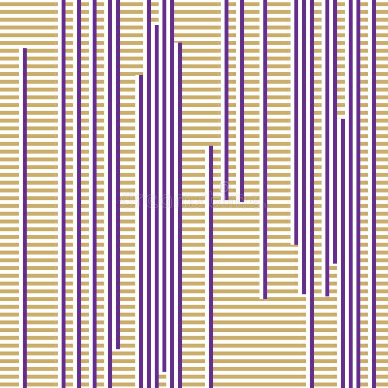 Pattern with Vertical Violet Lines, Modern Stylish Image. Stock Vector ...