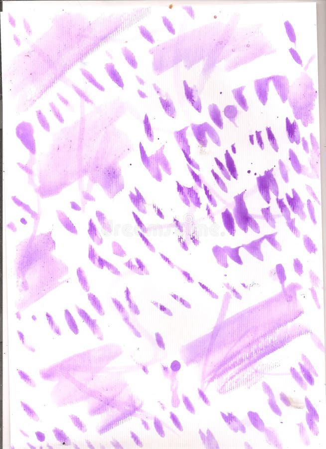 Pattern of Violet Linear Flowers on a Purple Background, in a Chaotic ...