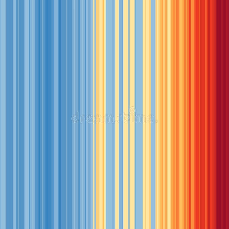Pattern with Warming Stripes from Earth Global Average Surface ...
