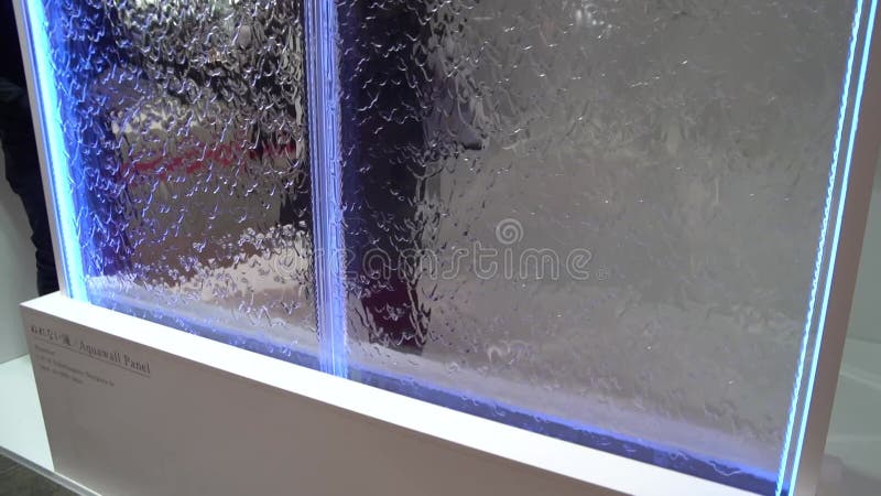 Water Keeps Circulating Inside Acrylic Panels Projecting a Healing Vibe. Stock Video - Video of ...