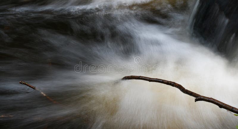 Pattern of Water in Waterfall Stock Photo - Image of close, closeup ...