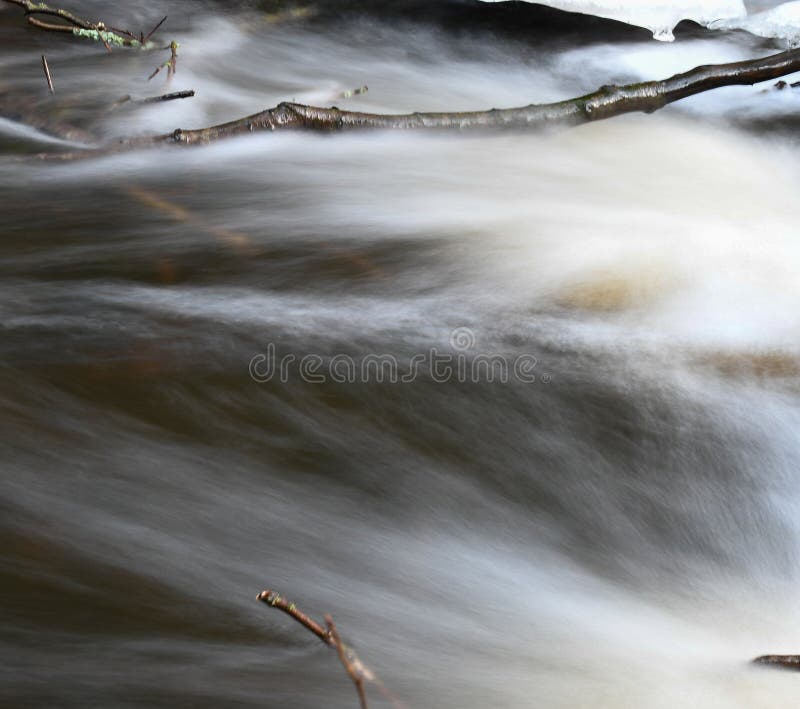 Pattern of Water in Waterfall Stock Photo - Image of winter, water ...