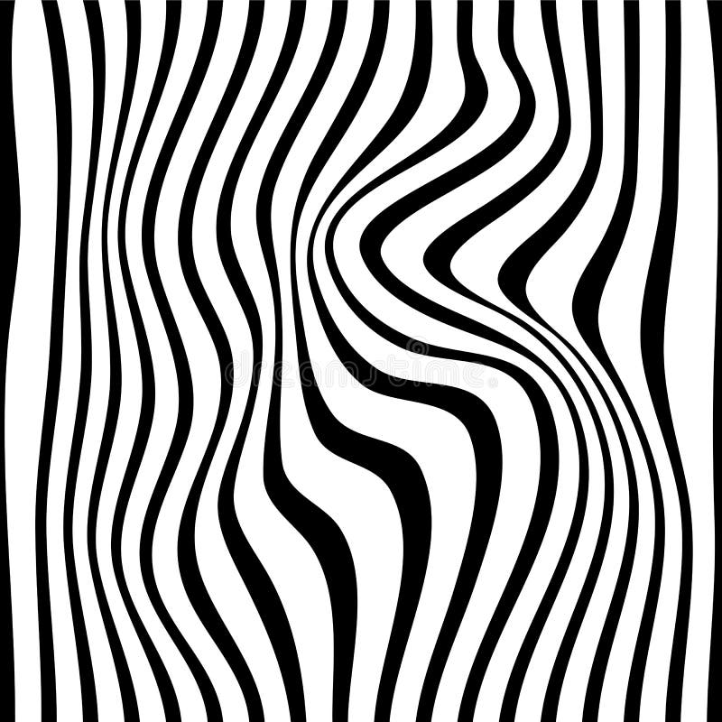 Pattern wavy zebra lines stock vector. Illustration of curve - 155524674