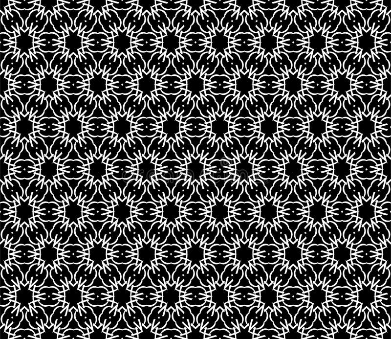 Abstract Geometric Dot and Curve Seamless Pattern Design Stock Vector ...