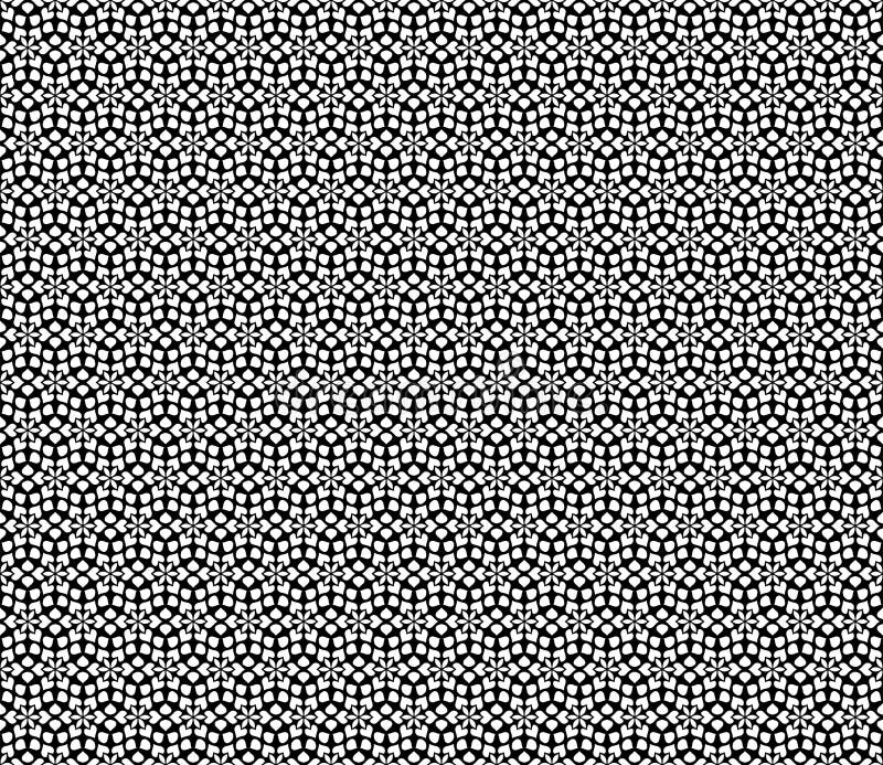 Abstract Geometric Dot and Curve Seamless Pattern Design Stock Vector ...