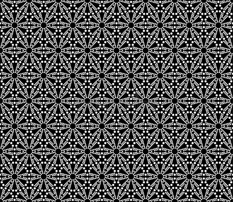 Abstract Geometric Dot and Curve Seamless Pattern Design Stock Vector ...