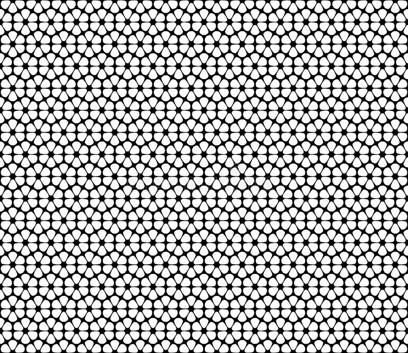 Abstract Geometric Dot and Curve Seamless Pattern Design Stock Vector ...