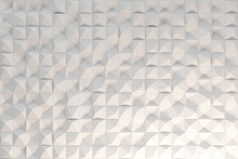 Pattern of White Pyramid Shapes Stock Illustration - Illustration of ...