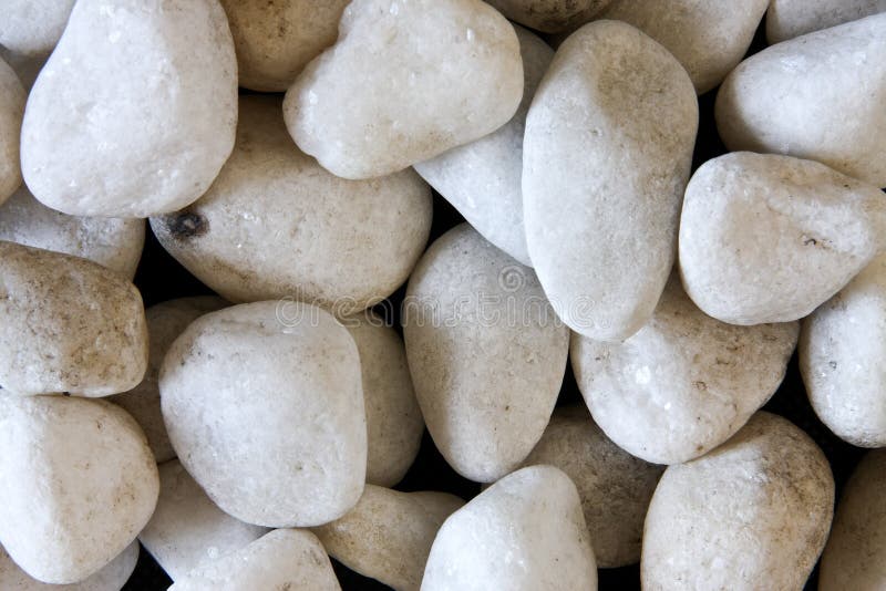 Pattern of White River Rocks Stock Image - Image of washed, white: 18522111