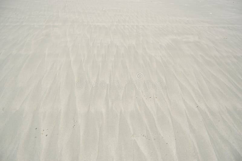 Pattern on the White Sand Formed by Sea Water Stock Image - Image of ...