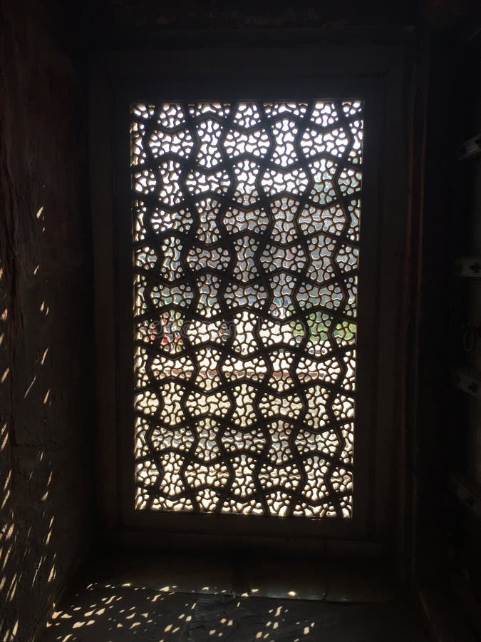 Pattern on Window with Light and Shadow Stock Photo - Image of sunlight ...