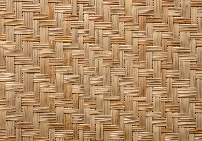 Pattern of Woven Bamboo Texture Stock Image - Image of asian, rustic ...