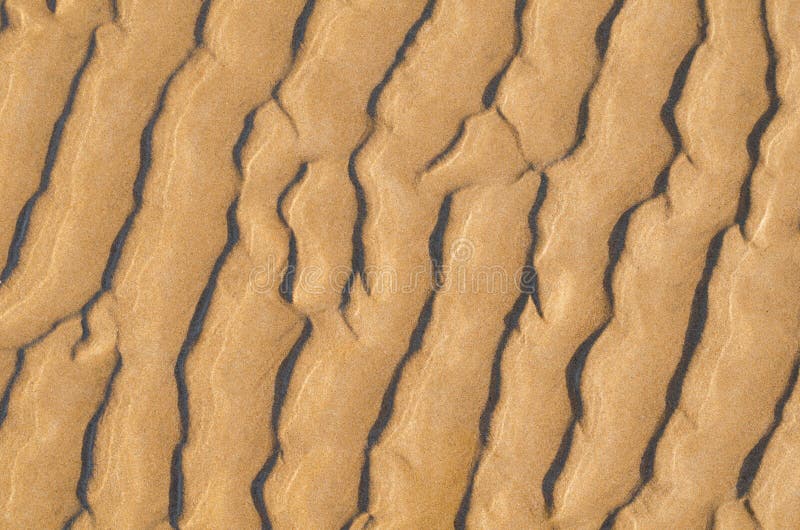 Pattern of Wrinkles in Sand Stock Photo - Image of pattern, drought ...