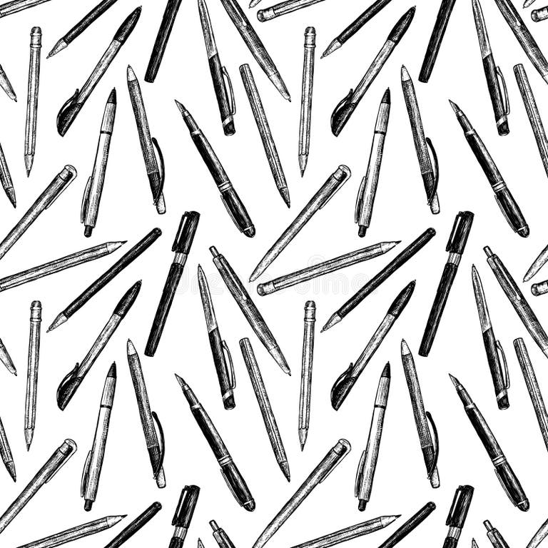 Writing Instruments Stock Illustrations – 4,224 Writing Instruments ...