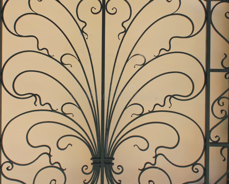 Pattern of wrought iron stock photo. Image of ironwork - 53695432