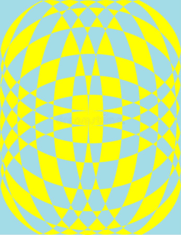 Pattern in yellow and blue stock illustration. Illustration of design ...