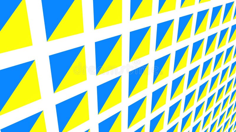 Pattern of Yellow-blue Squares. Stock Illustration - Illustration of ...