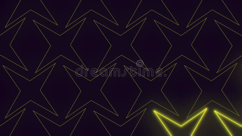 Regal Crown a Striking Pattern of Yellow Lines on a Black Background ...