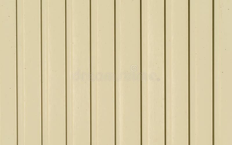 Background of Yellow Painted Metal Wall Surface with Vertical Stripes ...