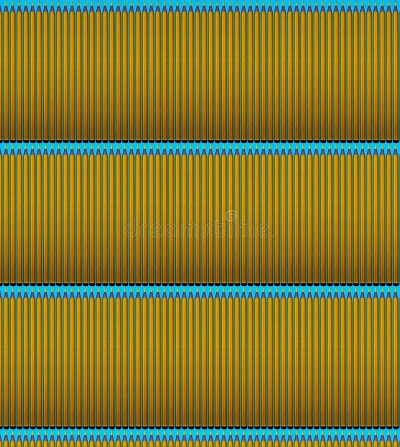 Pattern of yellow pencils. stock photo. Image of group - 207370730