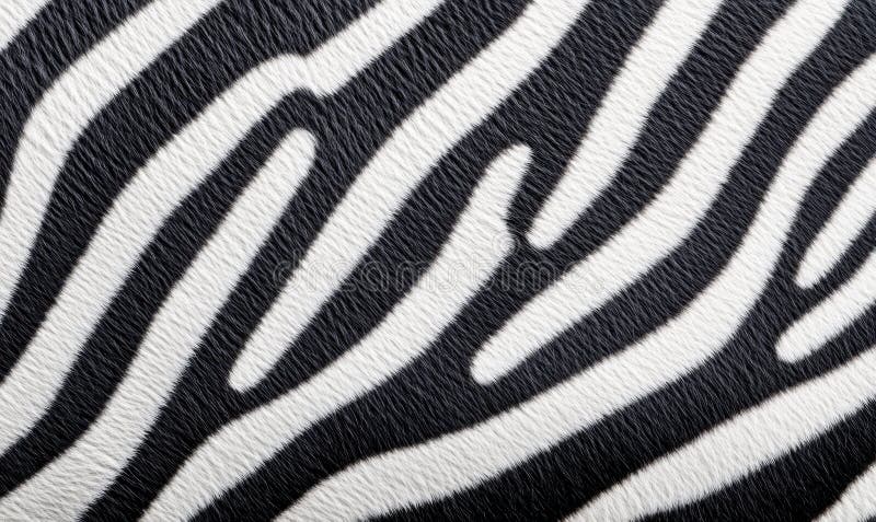 A Striking Close-up of Zebra Stripes Showcasing the Iconic Black and ...