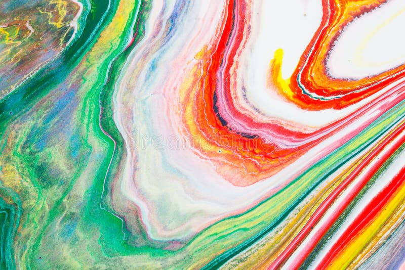 Patterned Background of Various Flowing Colors, Beautiful, Abstract ...