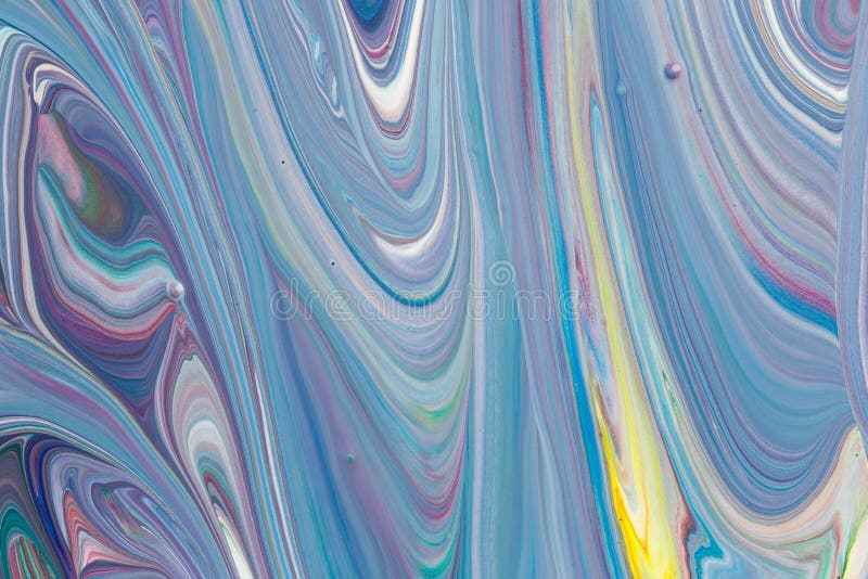 Flowing Colors on an Eye in Fashion Stage Make Up Stock Image - Image ...